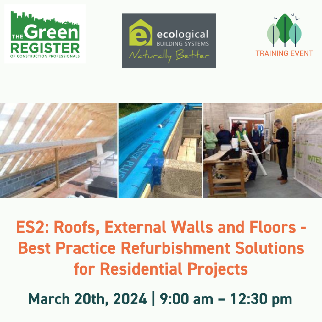Green Register training with Ecological Building Systems: Refurbishing ...