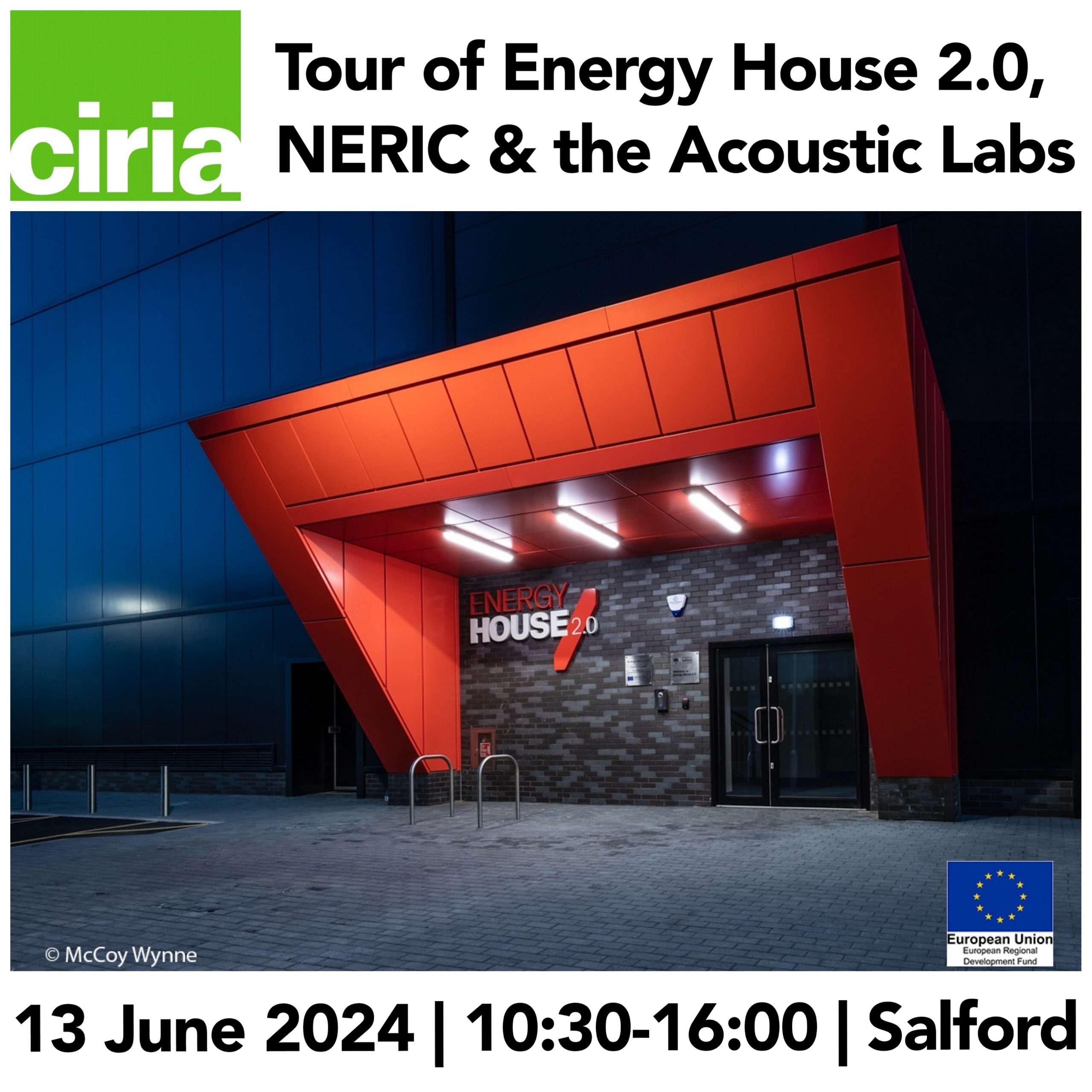 Tour of Energy House 2.0, NERIC and the Acoustic Labs - 20% discount ...